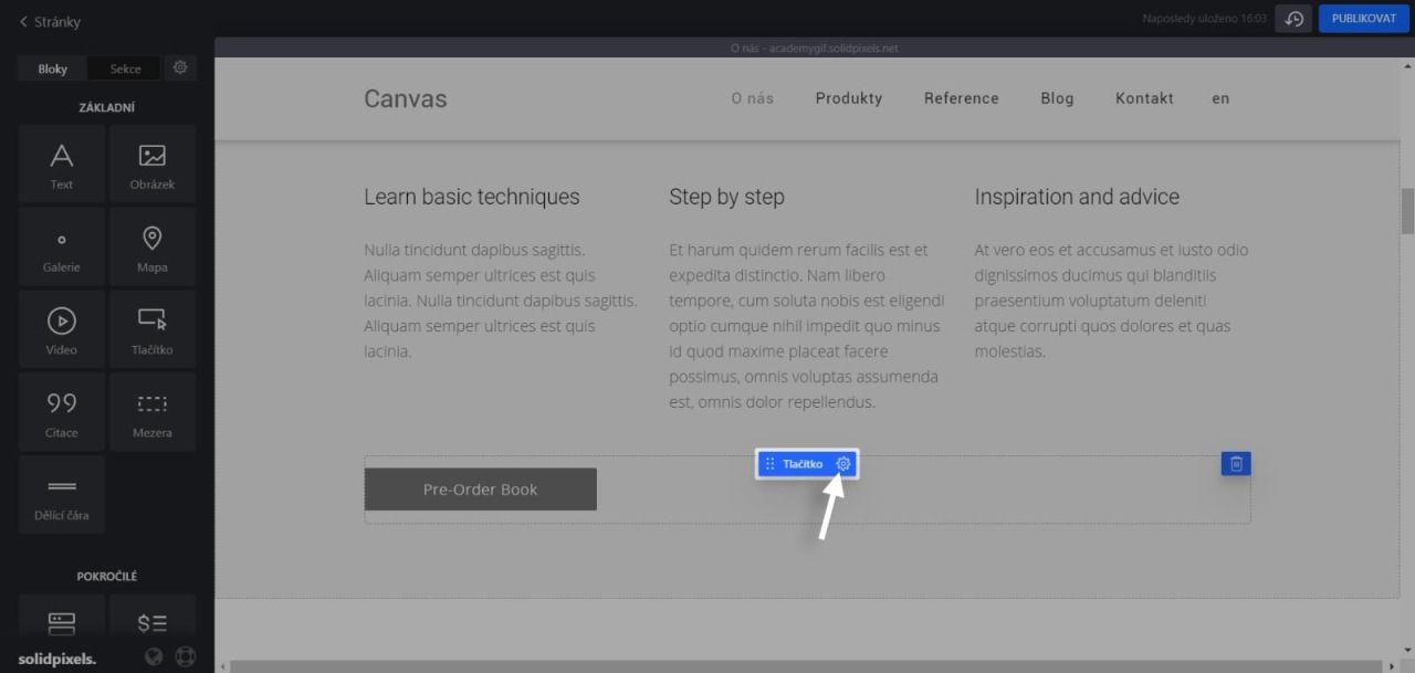 Creating content using blocks | solidpixels academy